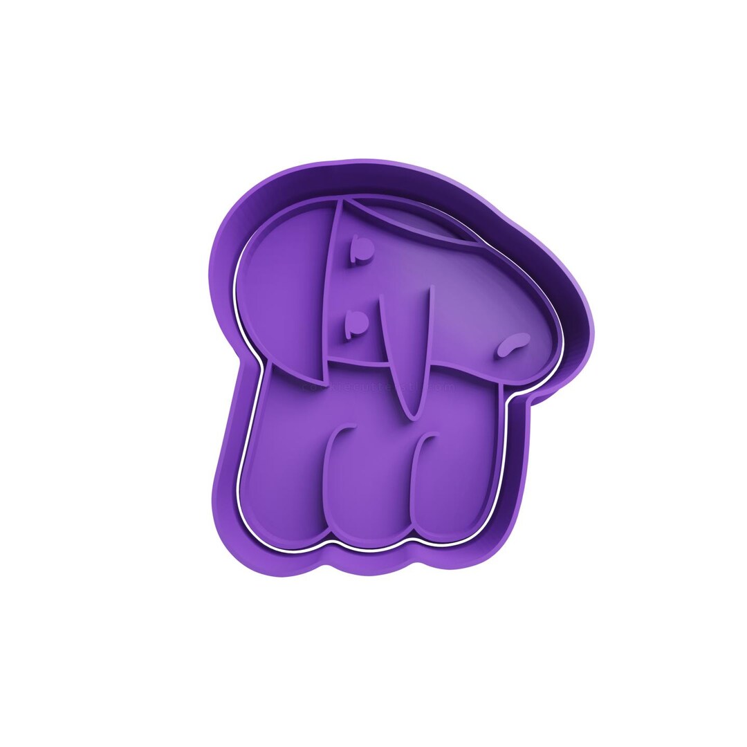 Ennui Head Cookie Cutter STL 3D Printable File Reflective Character ...