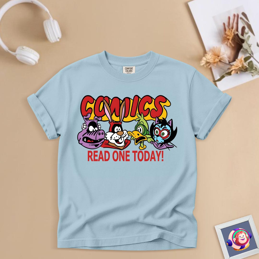 Comic Book Shirts, Retro Comic Shirt, Vintage Comic Shirt, 80s Comics ...