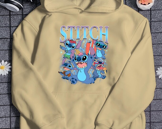 Deadpool and Stitch Best Friends Kapuzenpullover und Sweatshirt, Unisex ...