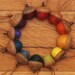 Rainbow Felted Acorn Ornaments Set of 12, Also Available Without ...