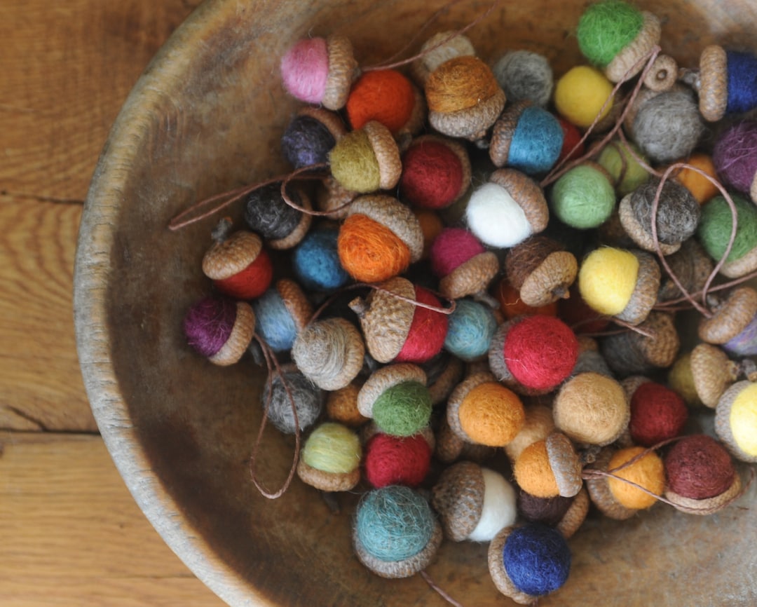 Felted Wool Acorns OR Acorn Ornaments, You Pick the Colors & Quantity ...