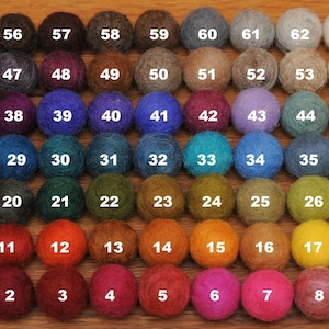 Felted Wool Acorns OR Acorn Ornaments, You Pick the Colors & Quantity ...