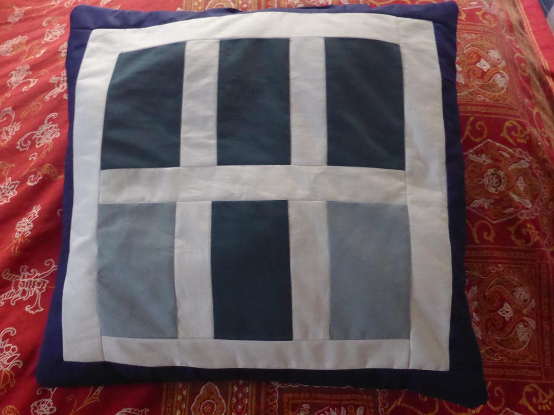 Cushion, Tardis, Patchwork, Doctor Who Inspired, Cotton, Gift, Police ...