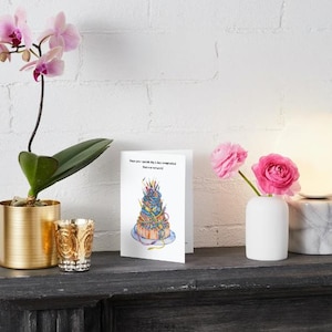 Funny Complicated Network Birthday Card With Canva Template Tech Humor ...