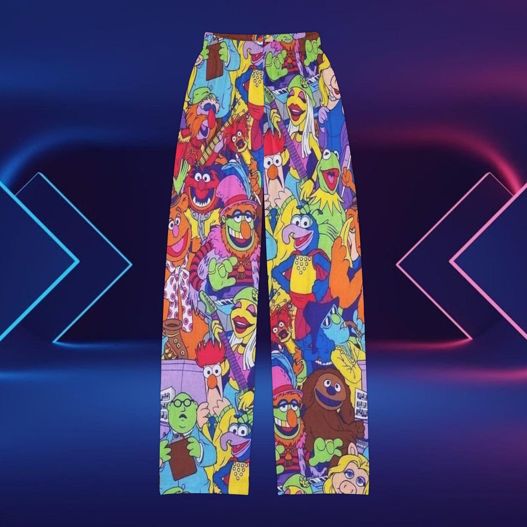 Muppet Kids Pajama Pants - Etsy