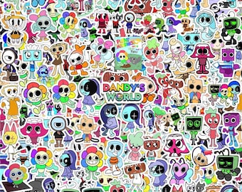Dandy World Sticker Set - Etsy