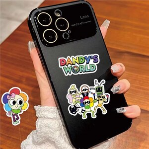 100 Dandy's World 3~5cm Inspired Sticker Pack - 03 for Water Bottle ...