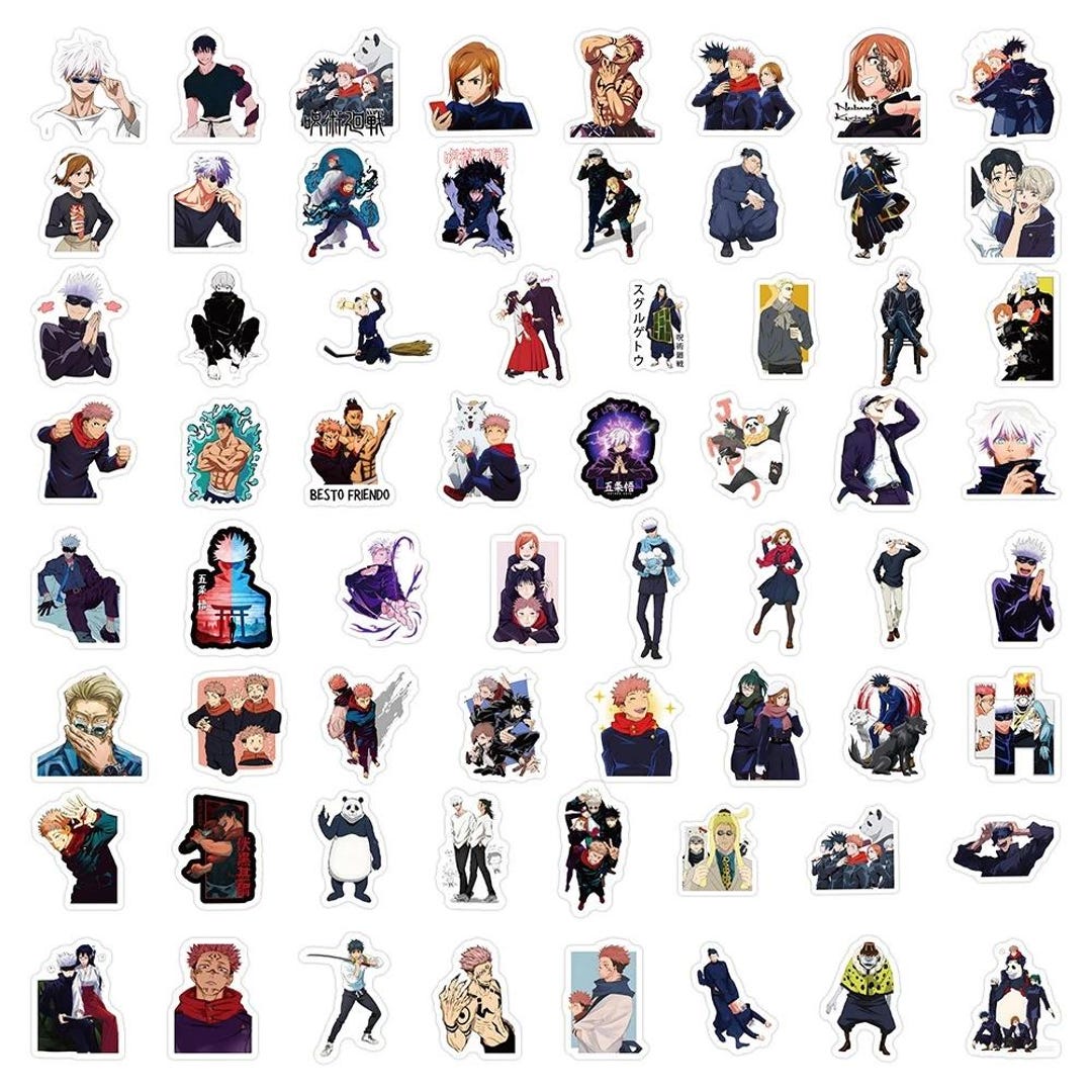 100 Anime Jujutsu K@isen Graffiti-01 Inspired Sticker Pack for Water ...