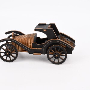 Vintage Car 3D Wooden Model Kit - Easy DIY Gift - Etsy