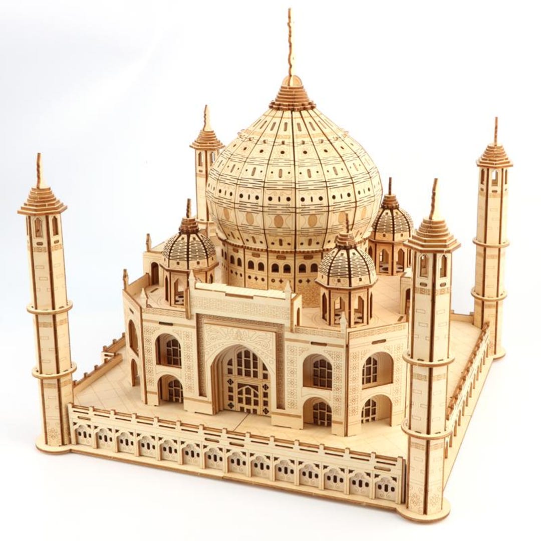 DIY Wooden Taj Mahal Model Kit - Majestic Architectural Challenge - Etsy
