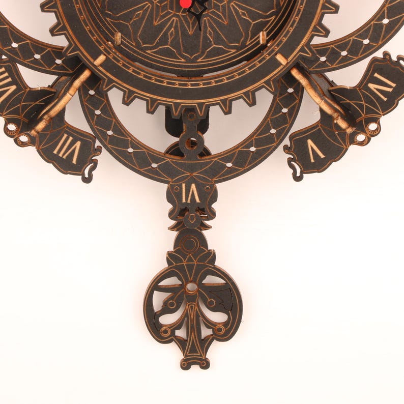 DIY Wooden Gear Clock Kit | Customizable Wall Decor | Unique Gift - Etsy