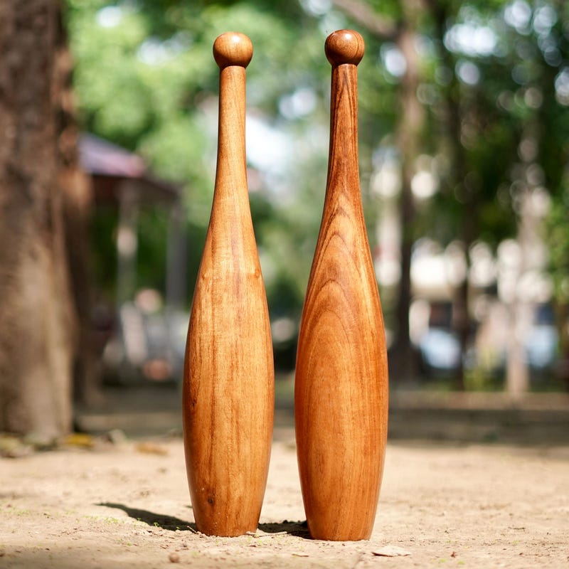 Indian Wood Club Gada - Etsy UK