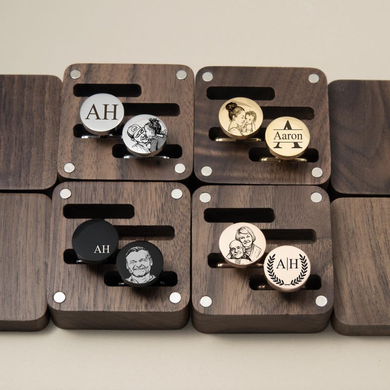 Custom Cufflinks - Etsy