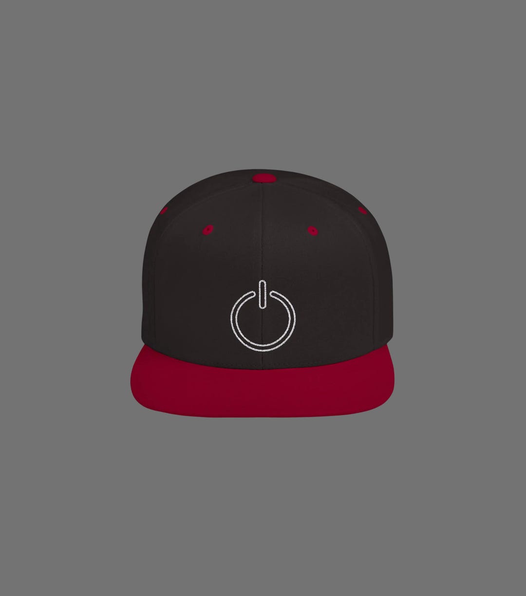 Flat Bill Gamer Hat With Power Button Gaming Cap for Men & Women Trendy ...