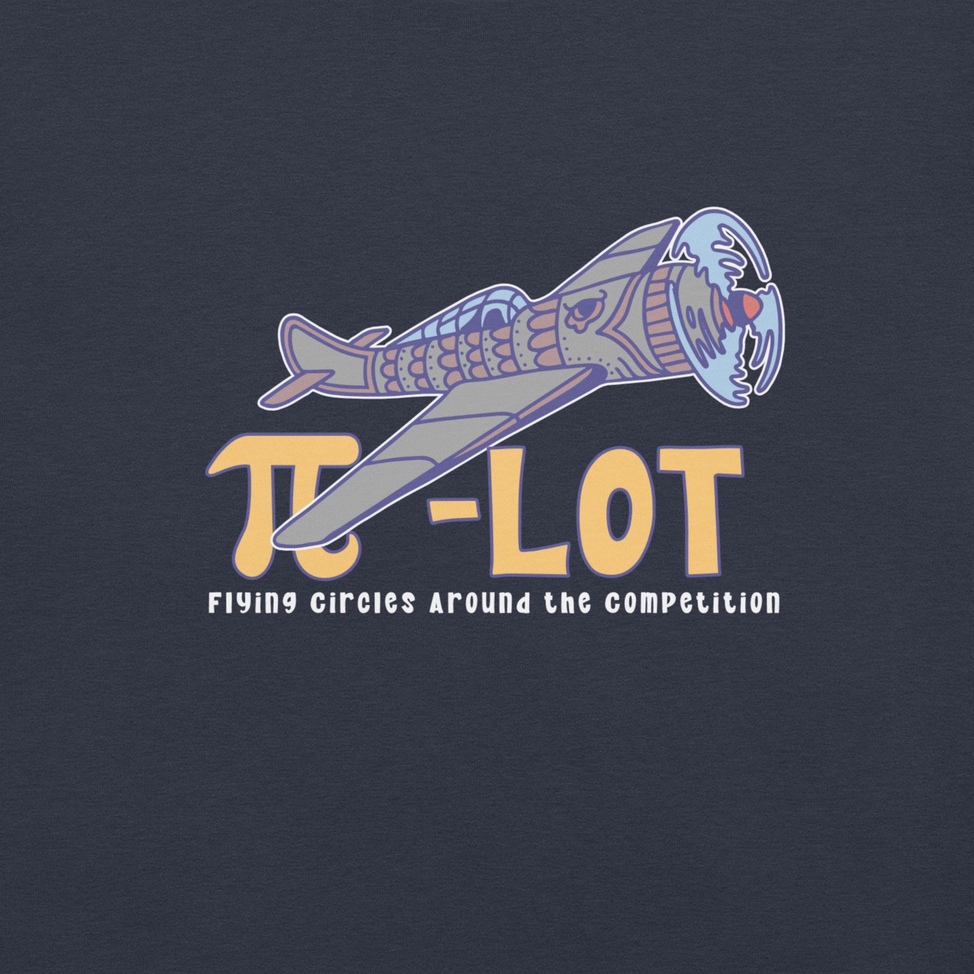 Pi-lot Pi Pun T-shirt, Pi Symbol T-shirt, Funny Math Shirt, Geek Shirt ...