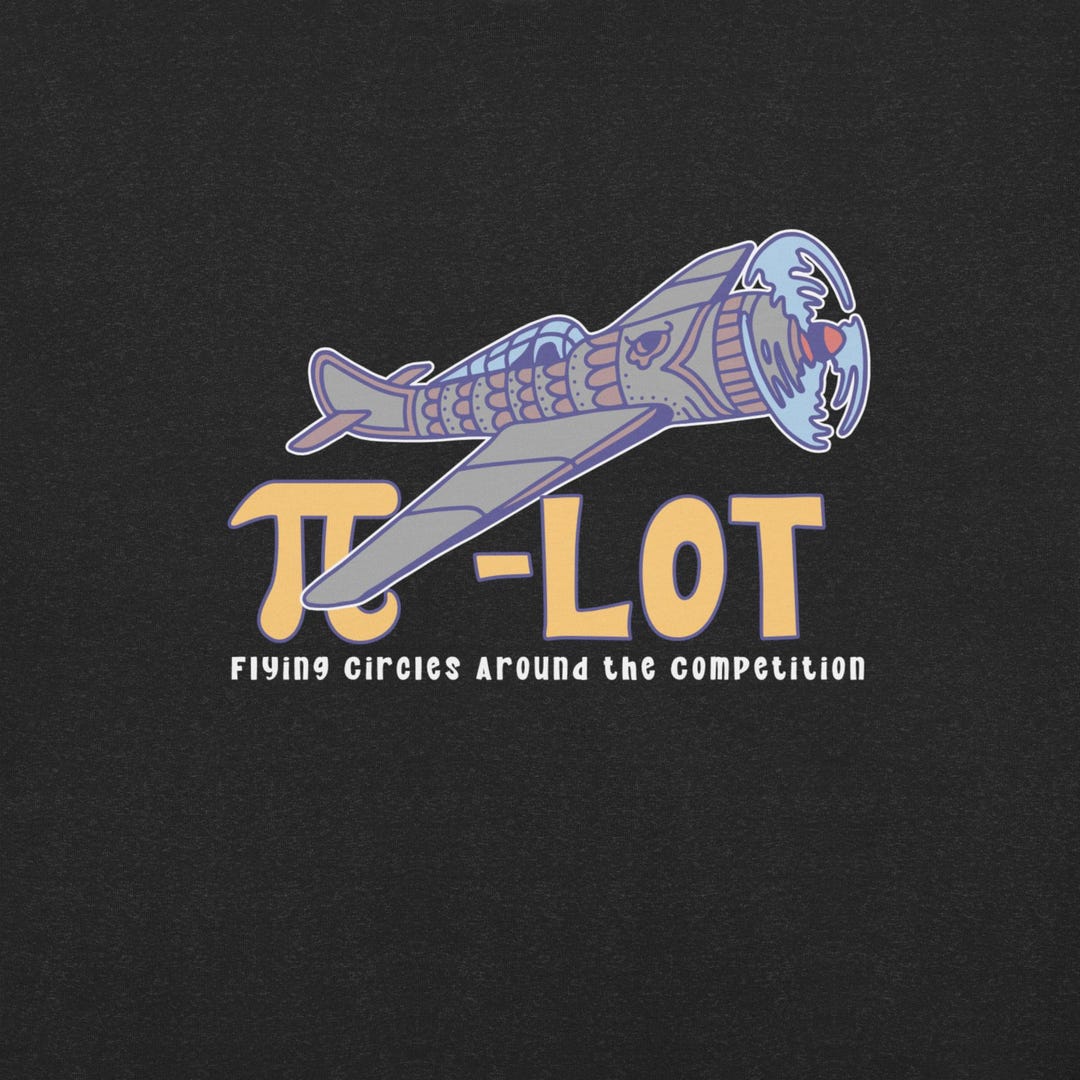Pi-lot Pi Pun T-shirt, Pi Symbol T-shirt, Funny Math Shirt, Geek Shirt ...