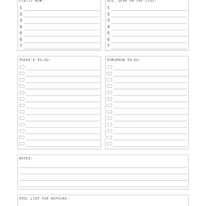Simple Honey To-do List / Couples Task Checklist / Husband, Partner ...