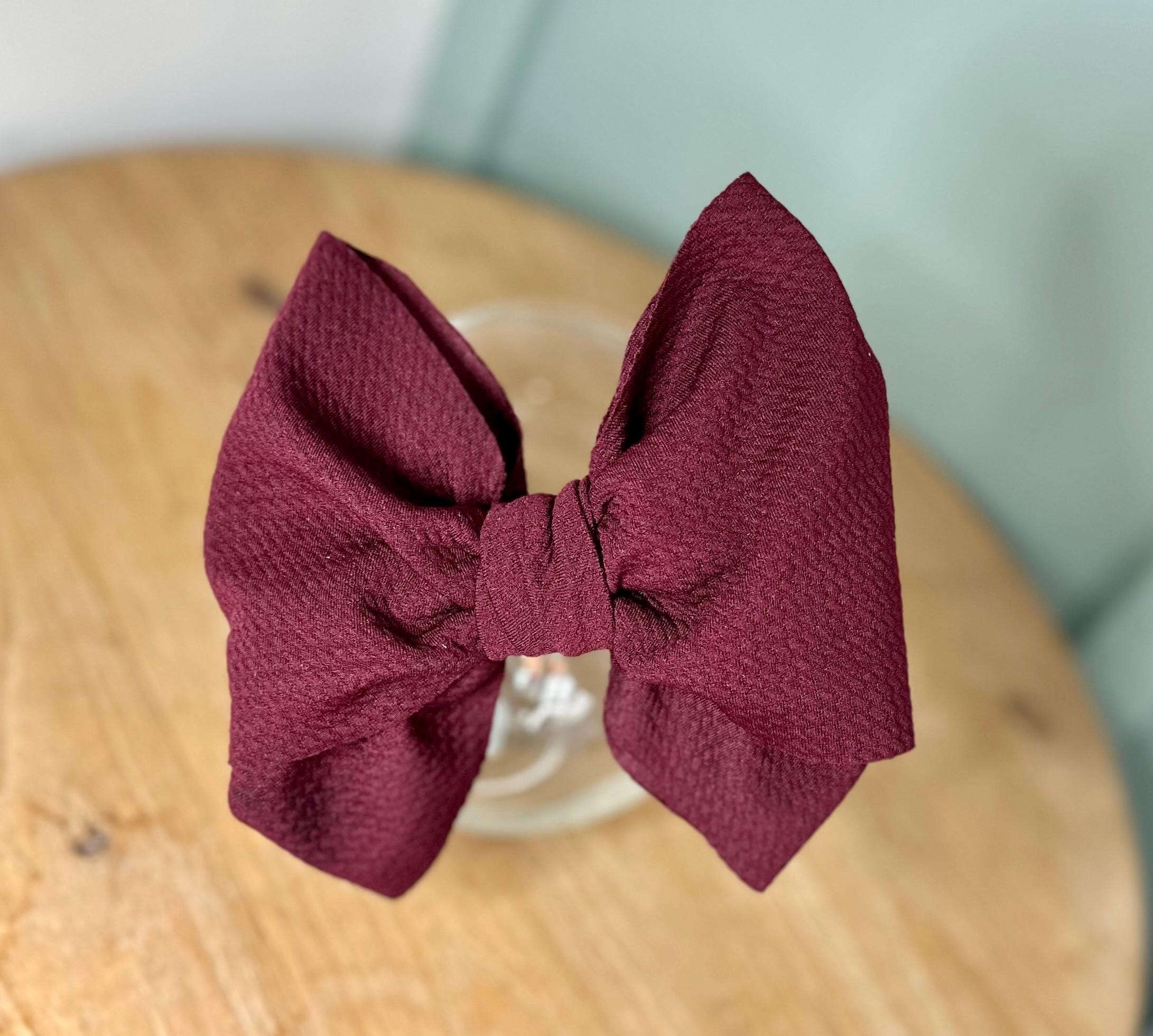 Texas Messy Bow With Clip - Etsy