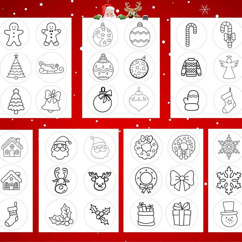 Punch Needle Mug Rug Patterns for Christmas - Etsy UK