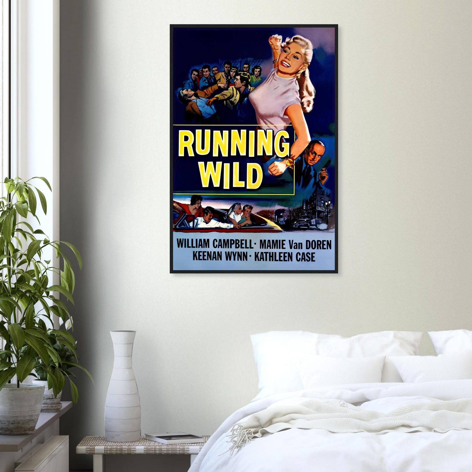 Running Wild Movie Poster | 1955 Classic Film Print | Vintage Hollywood ...