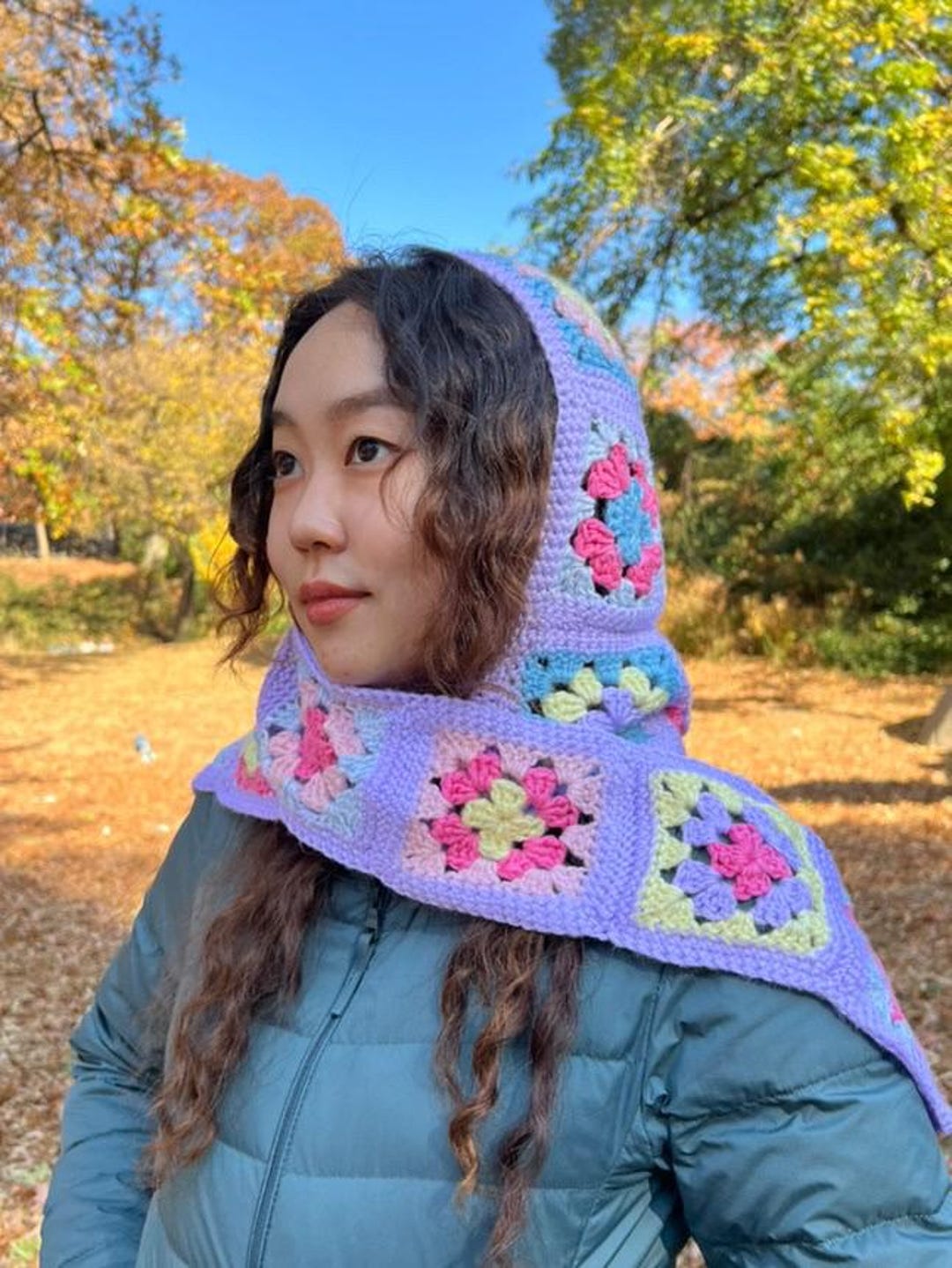 Knight in Crochet Armor Balaclava Flower Power - Etsy