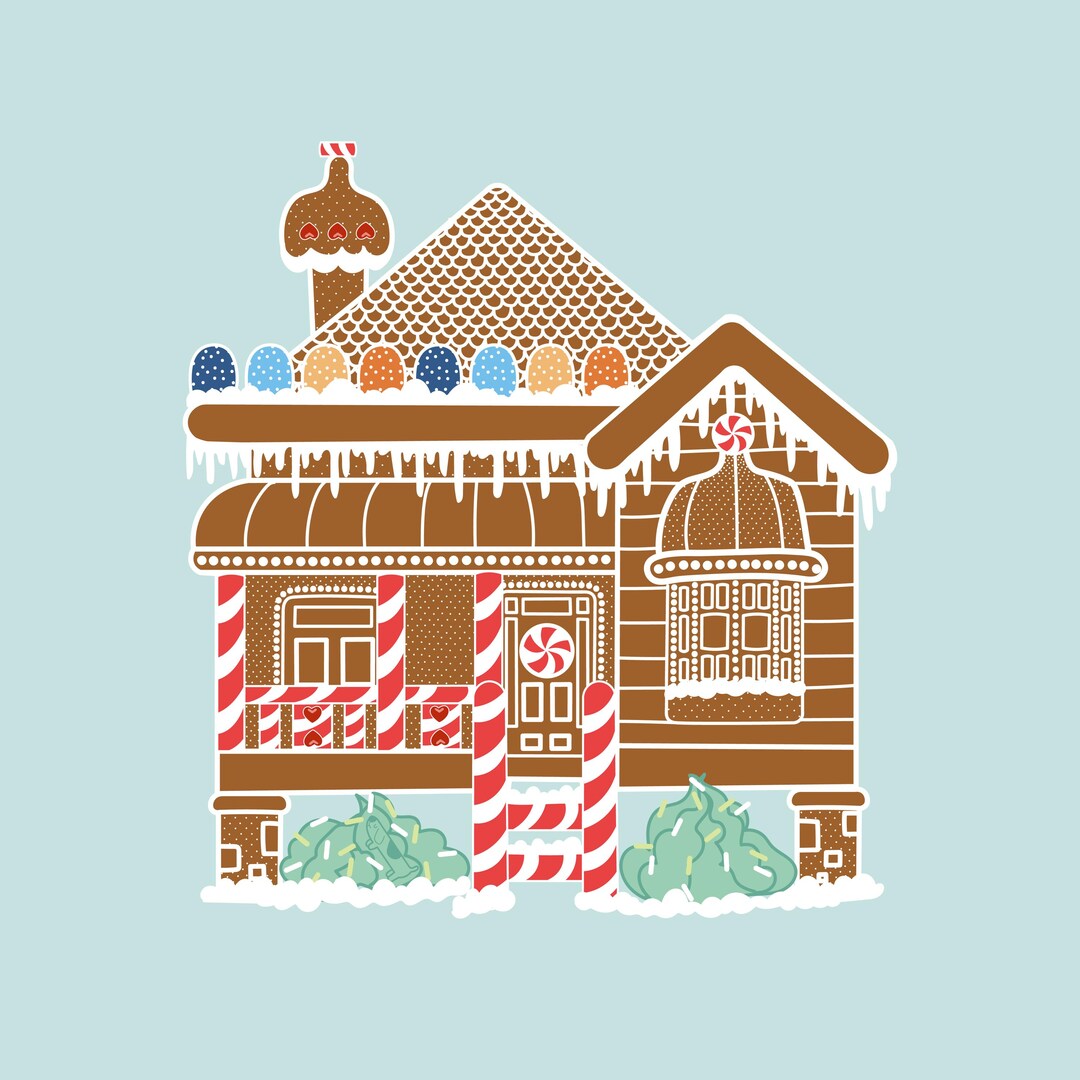 Gingerbread House - Bluey - Digital Download - Etsy