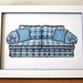 The Tanner Couch - Full House- Watercolor Print - 5x7 - TV Couches - Etsy