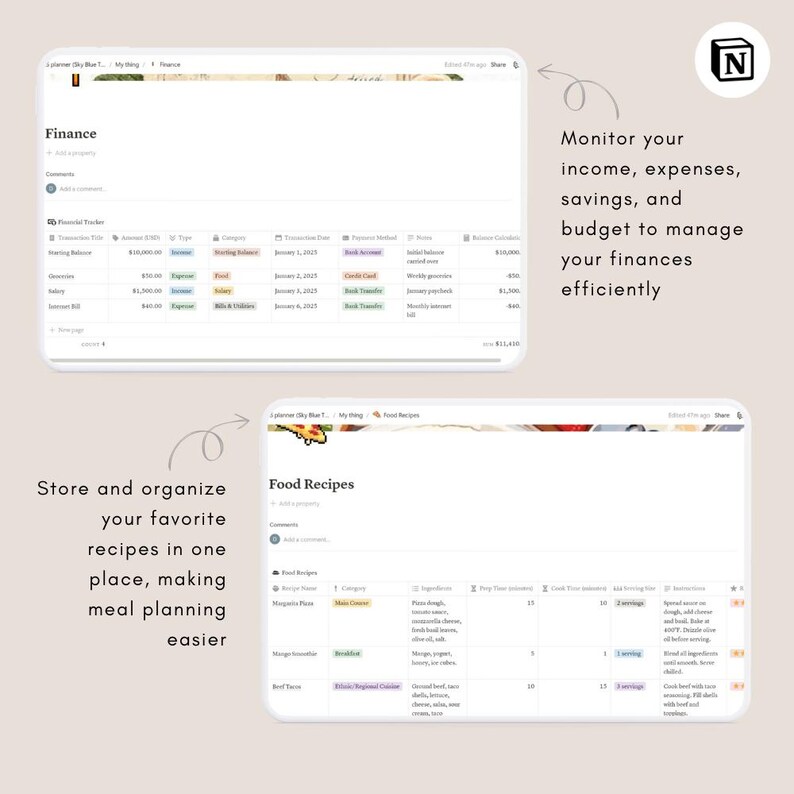 The Ultimate Notion Template for 2025 | Sky Blue Theme | FREE WEEKLY ...
