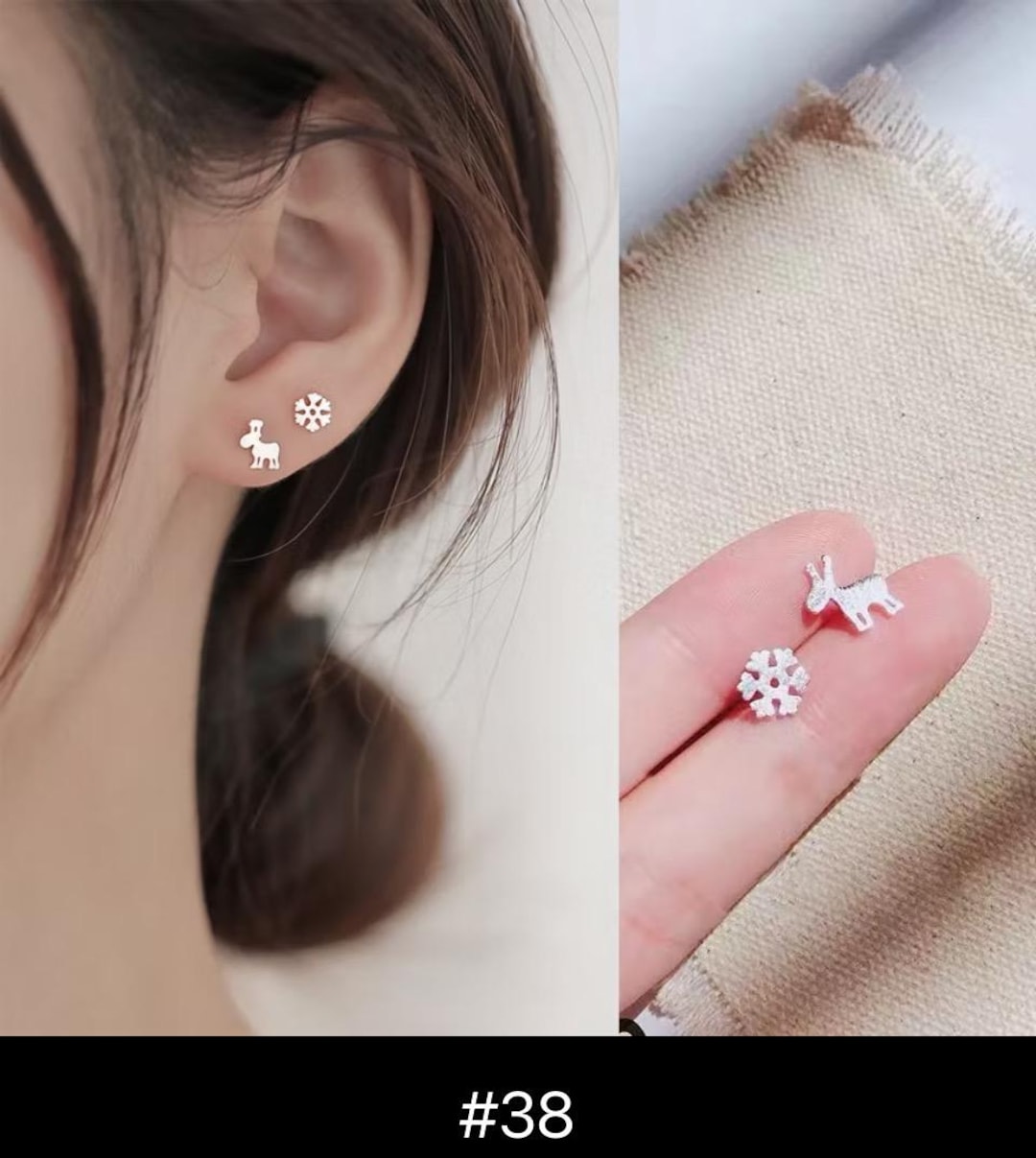 Cute Korean Stud Earrings - Etsy