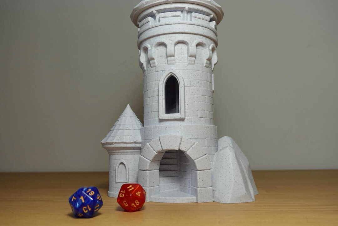 Mystic Castle Dice Tower 3d Printed Enchant Your Game Nights - Etsy