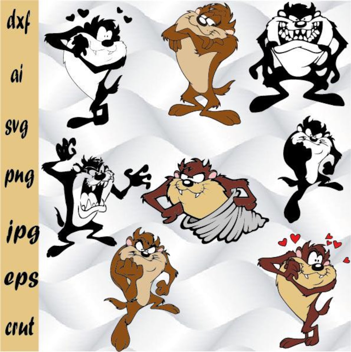 Tazmanian Devil SVG , Taz Devil Png, Cartoon Png, Cartoon Cut File ...