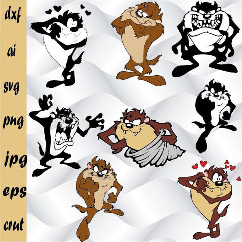 Taz Svg - Etsy