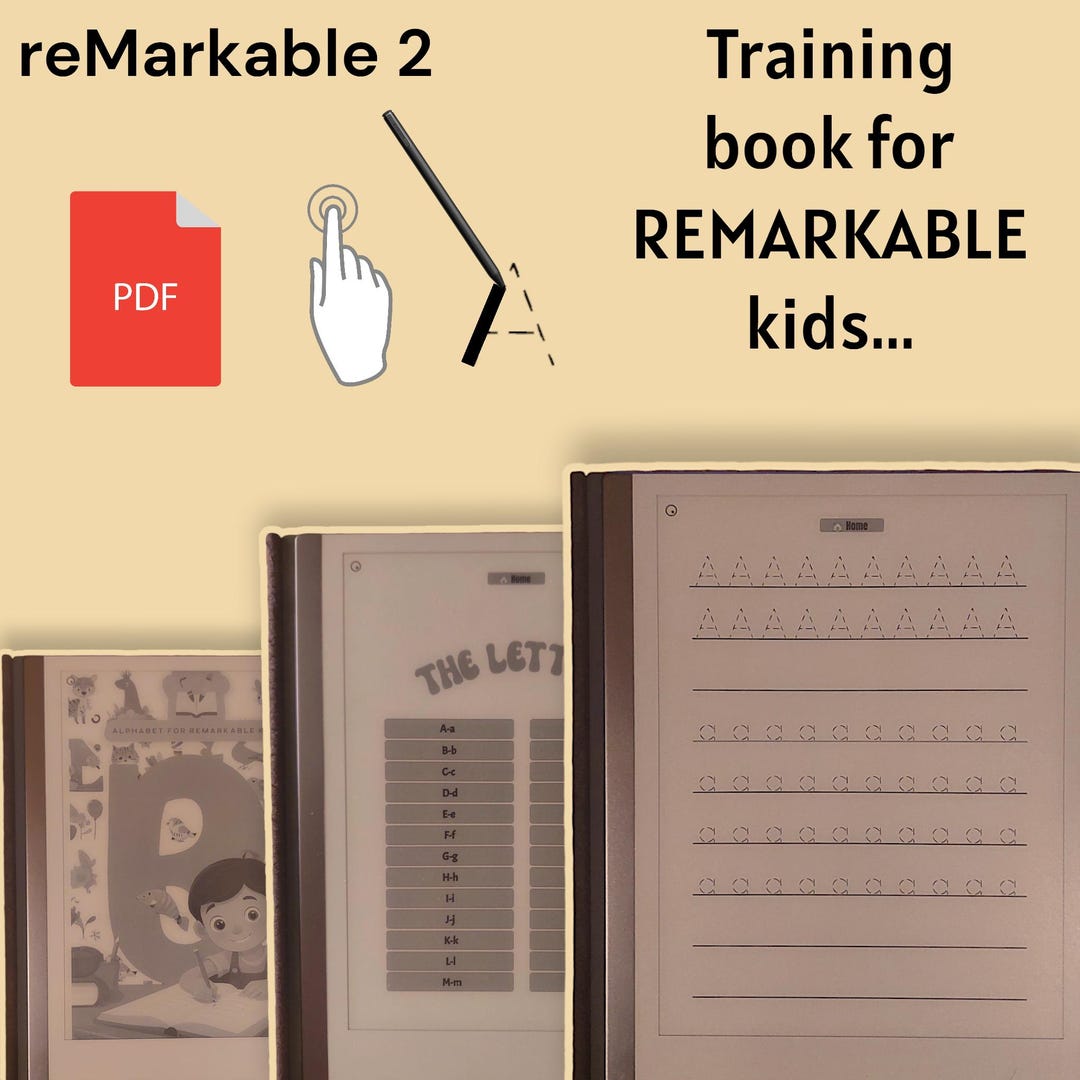 Remarkable 2 Kids Handwriting Practice: English Alphabet Tracing (PDF ...
