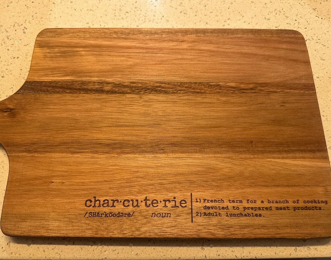 Charcuterie Definition Cutting Board - Etsy