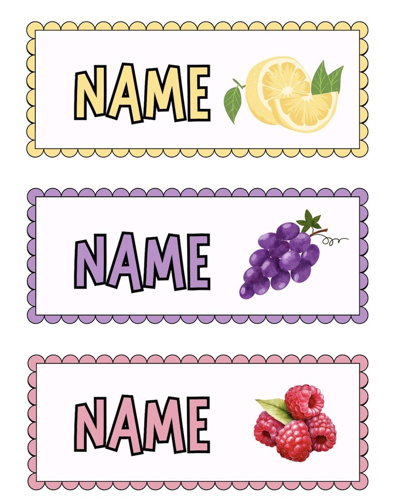 Classroom Desk Label Classroom Decor - Etsy