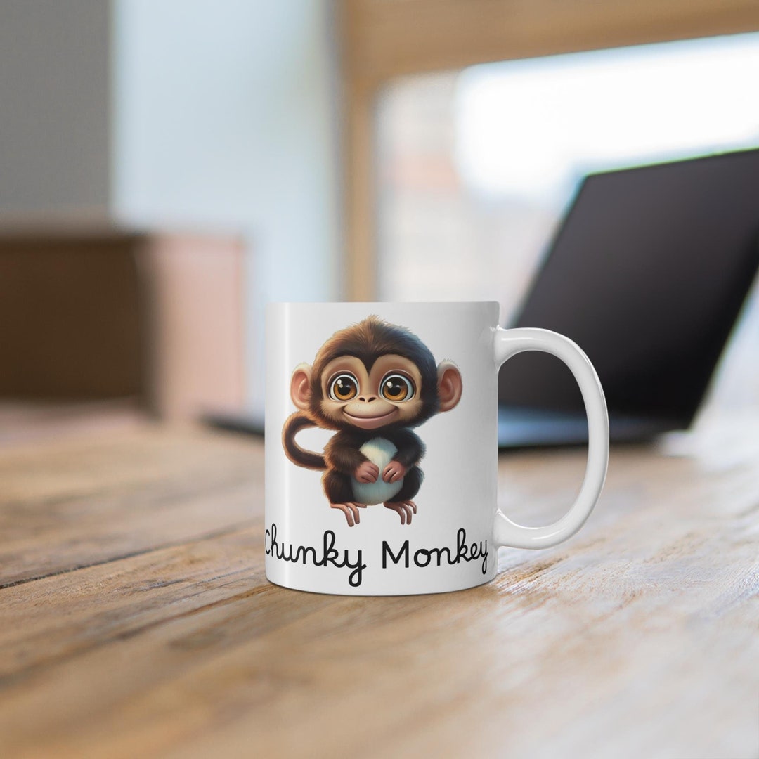 Cute Monkey Mug Cute Coffee Cup for Animal Lovers, Fun Gift for ...