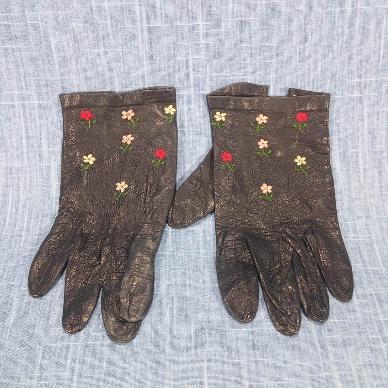 1950s Leather Gloves - Etsy