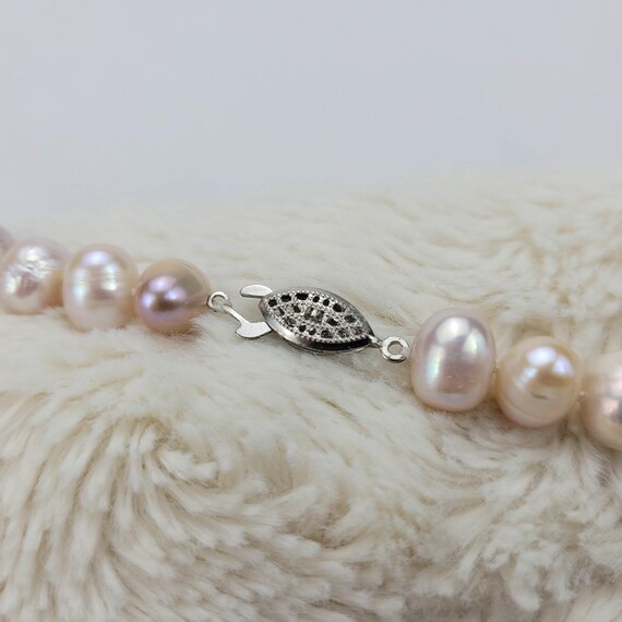 1950's Pink Cultured Pearl Opera Necklace - Gem