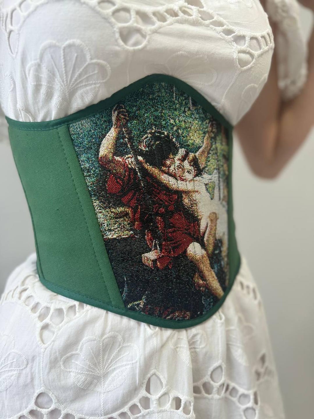 Custom Corset, Printed Corset, Vintage Corset Top, Urban Modern Custom ...