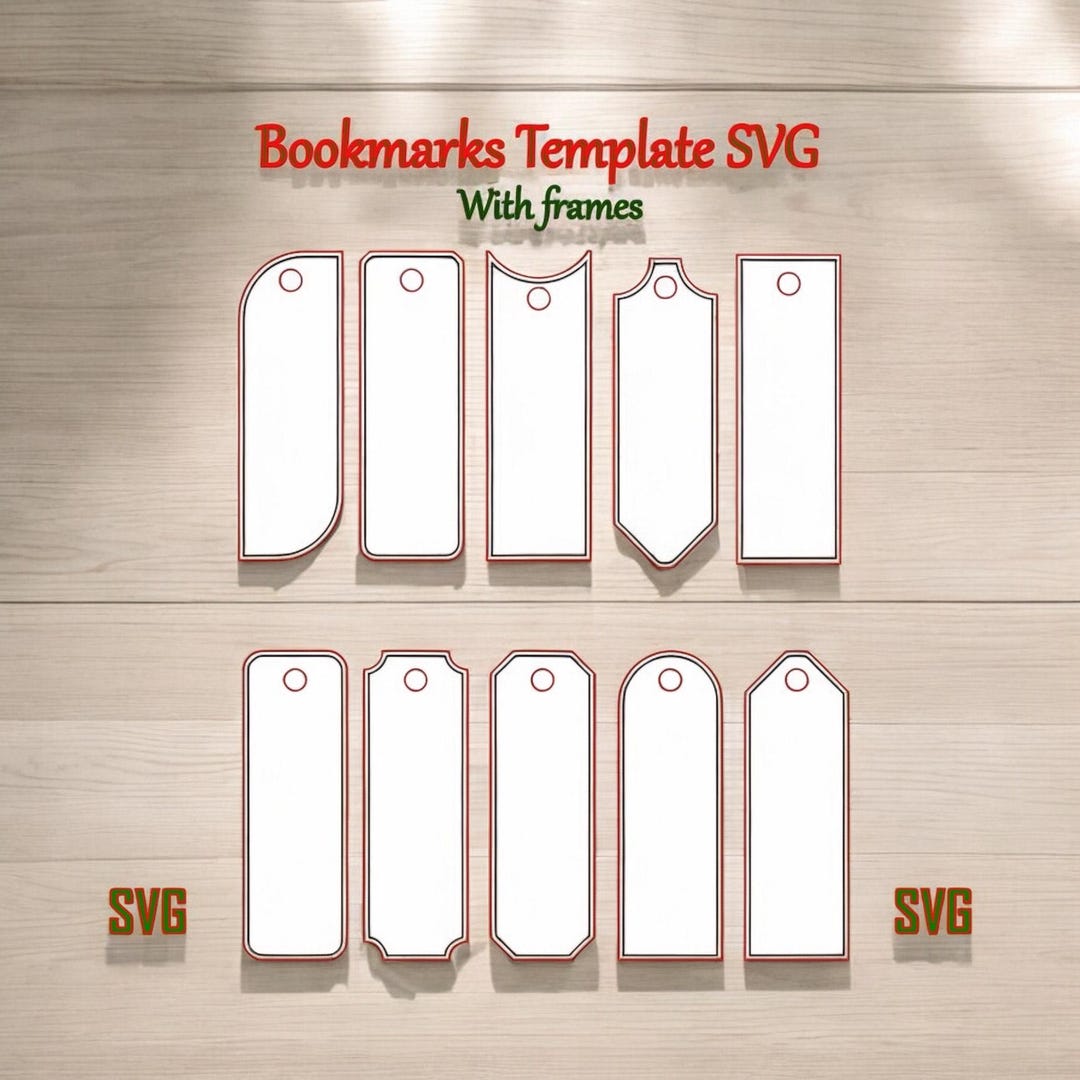 Bookmark SVG, Bookmark Template Svg, Bookmark Label Tags, Bookmark ...