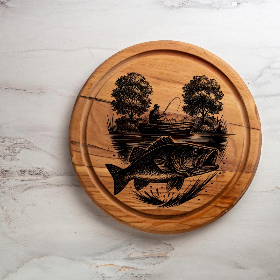 12 Fishing Laser Engraving Designs SVG Bundle - Etsy