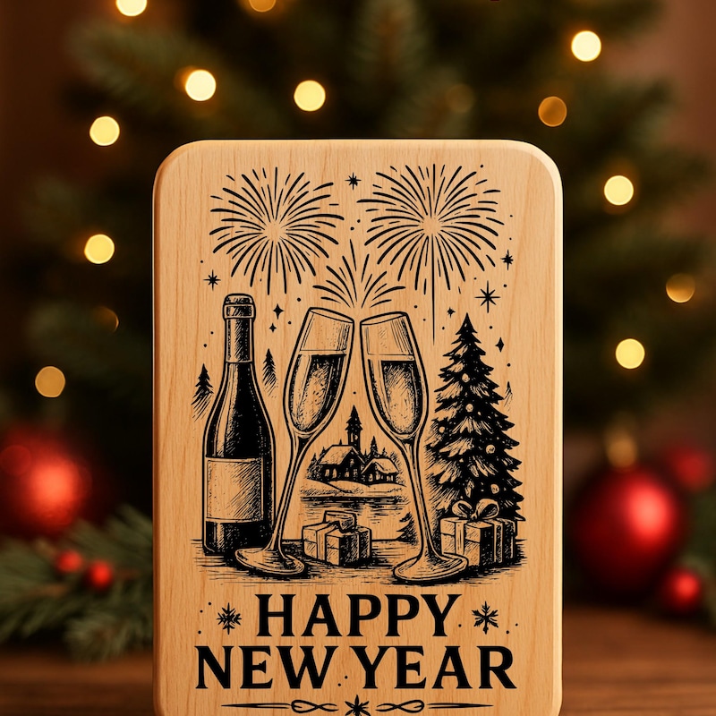 Wood New Years Eve - Etsy