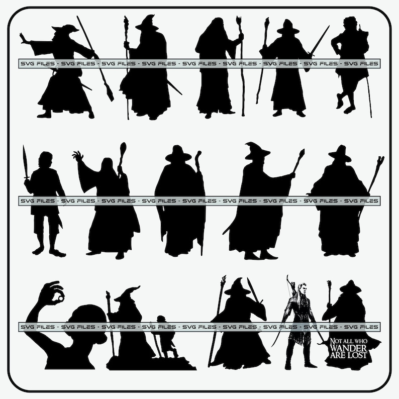 Fantasy SVG Bundle LOTR Designs for Cricut & Silhouette - Etsy