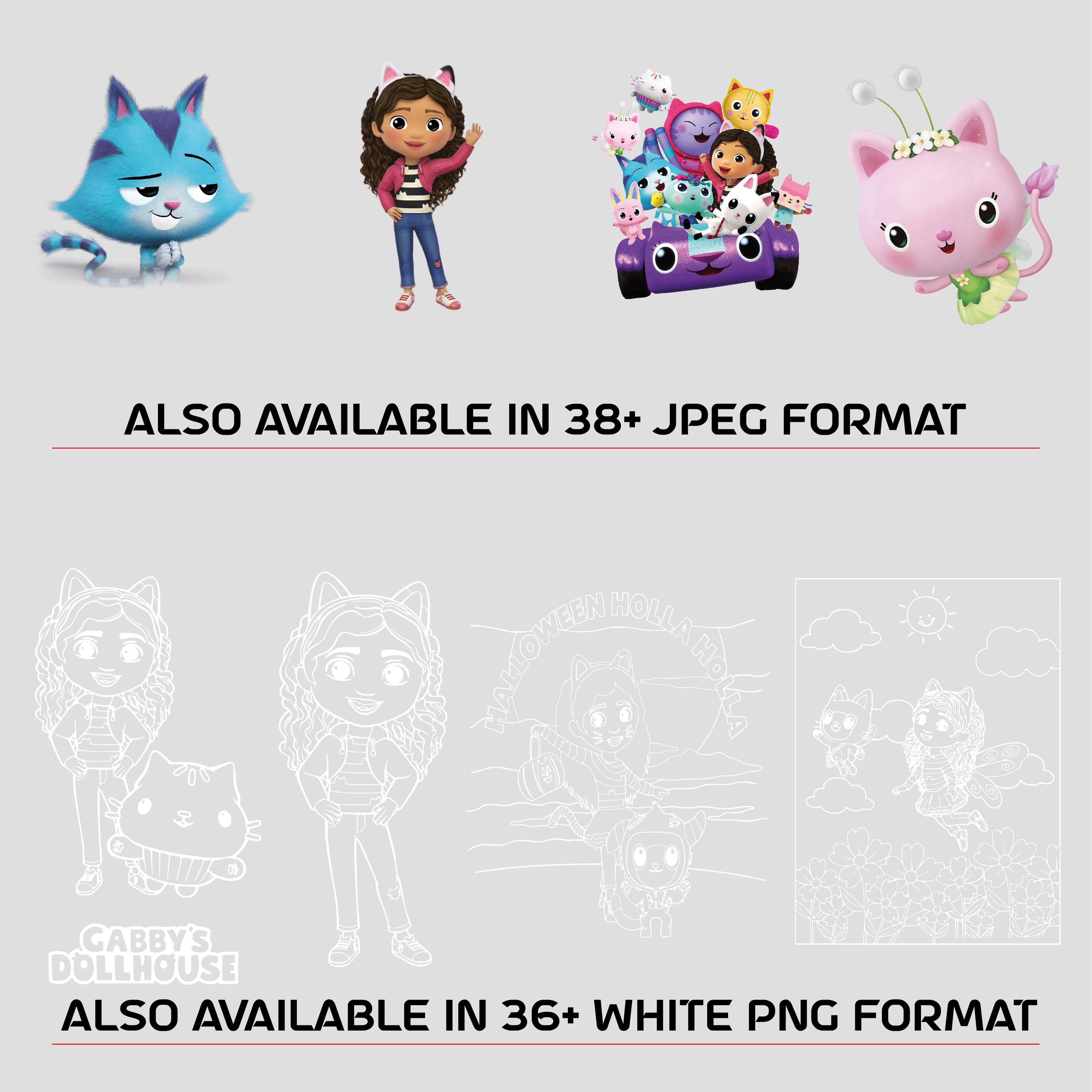 Gabby Dollhouse SVG Bundle 70 Playful and Creative Designs for Kids and ...