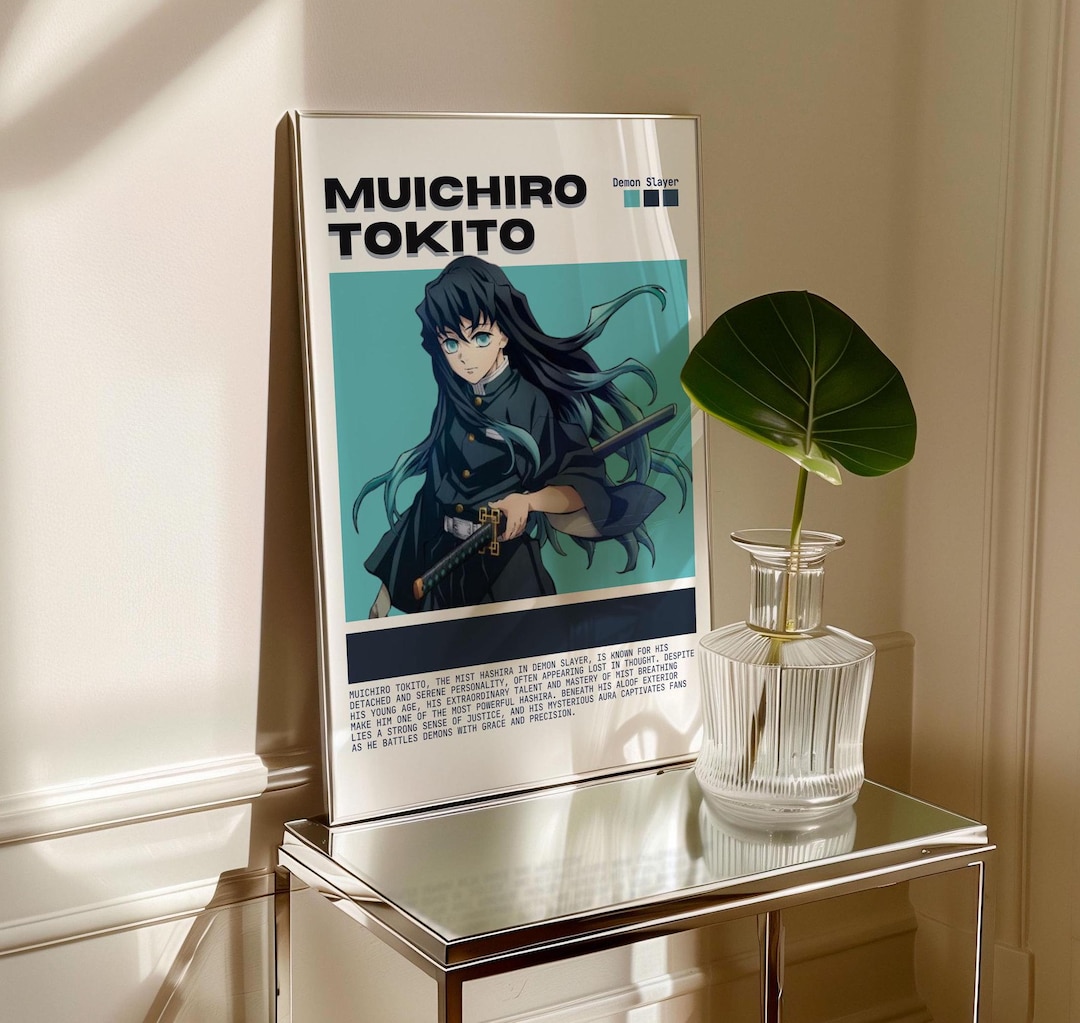 Demon Slayer Poster Tokito Anime Poster Art Demon Slayer Anime Wall ...