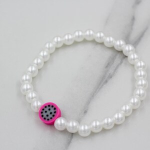 Fruit Charms Beaded Bracelet, Stack Pearl Bracelet, Fruit Set Bracelet ...