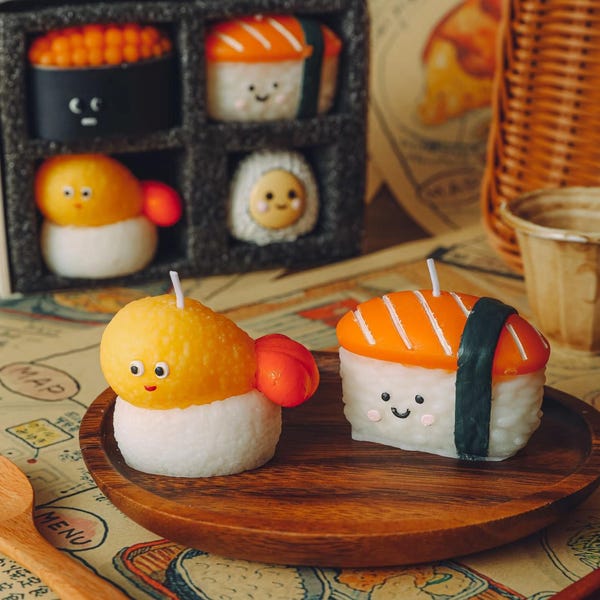 Sushi Candles - Etsy
