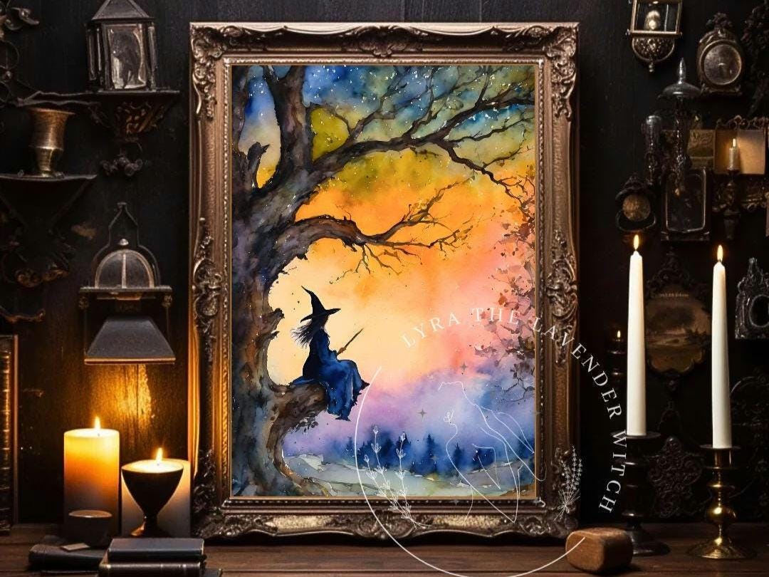 8x10" the Wishing Tree | Official Witch Art Print by Lyra O'brien ...