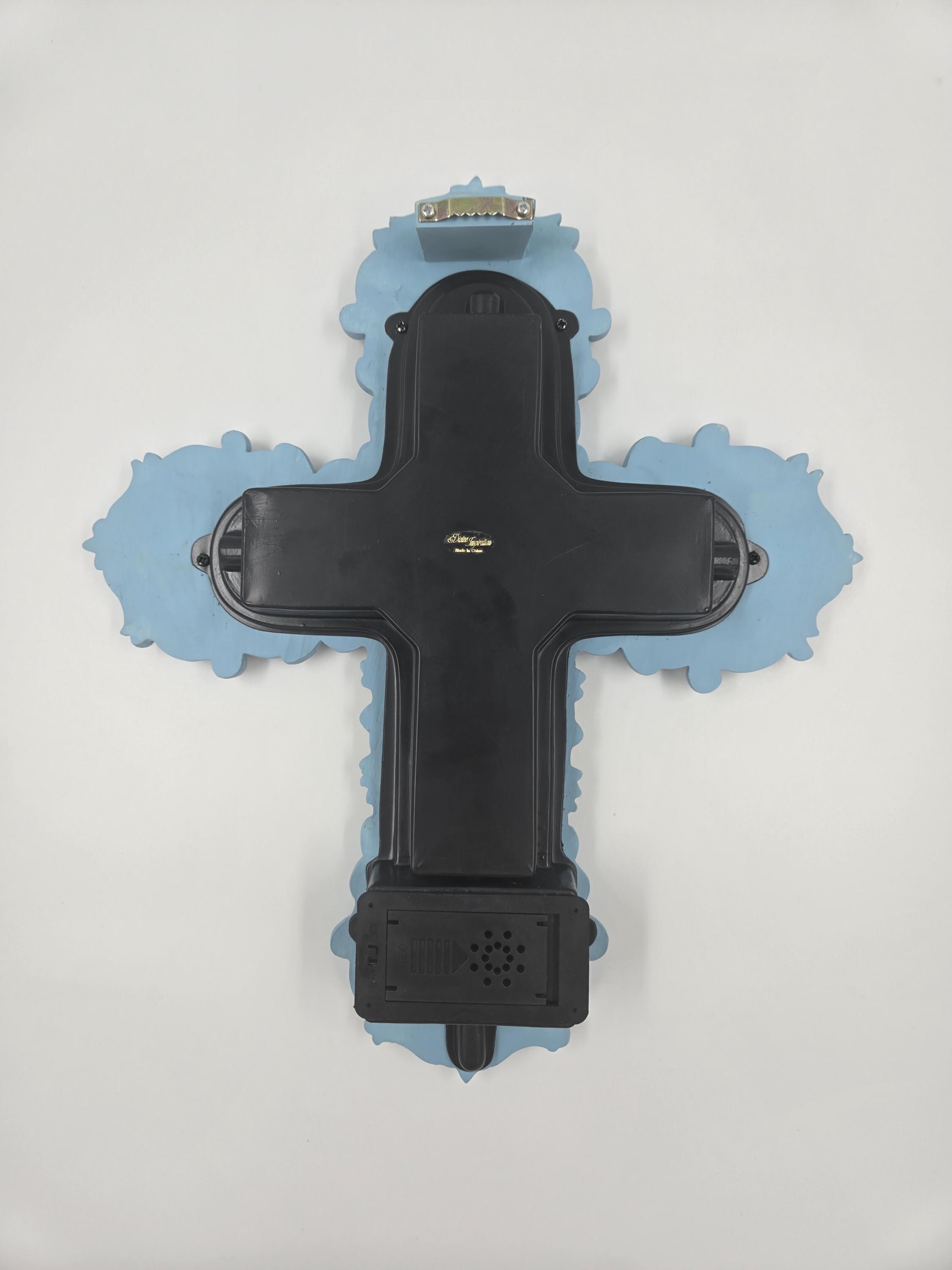 Vintage Life of Christ Cross Mirror With Glowing Jesus Wall Decor - Etsy