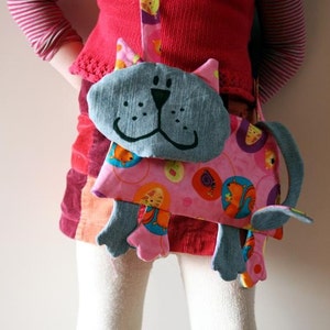 Pattern and Step-by-step Tutorial for a Cute Bag in a Shape of a Cat - Etsy